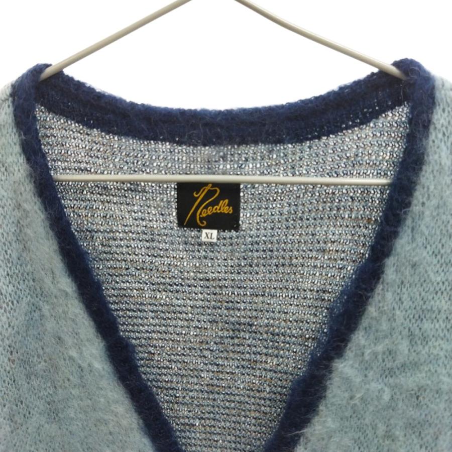 Needles ニードルス 20AW Mohair Cardigan Flame モヘヤニットカーディガン グレー/ブルー : BRING Yahoo!ショップ - 通販 - Yahoo!ショッピング