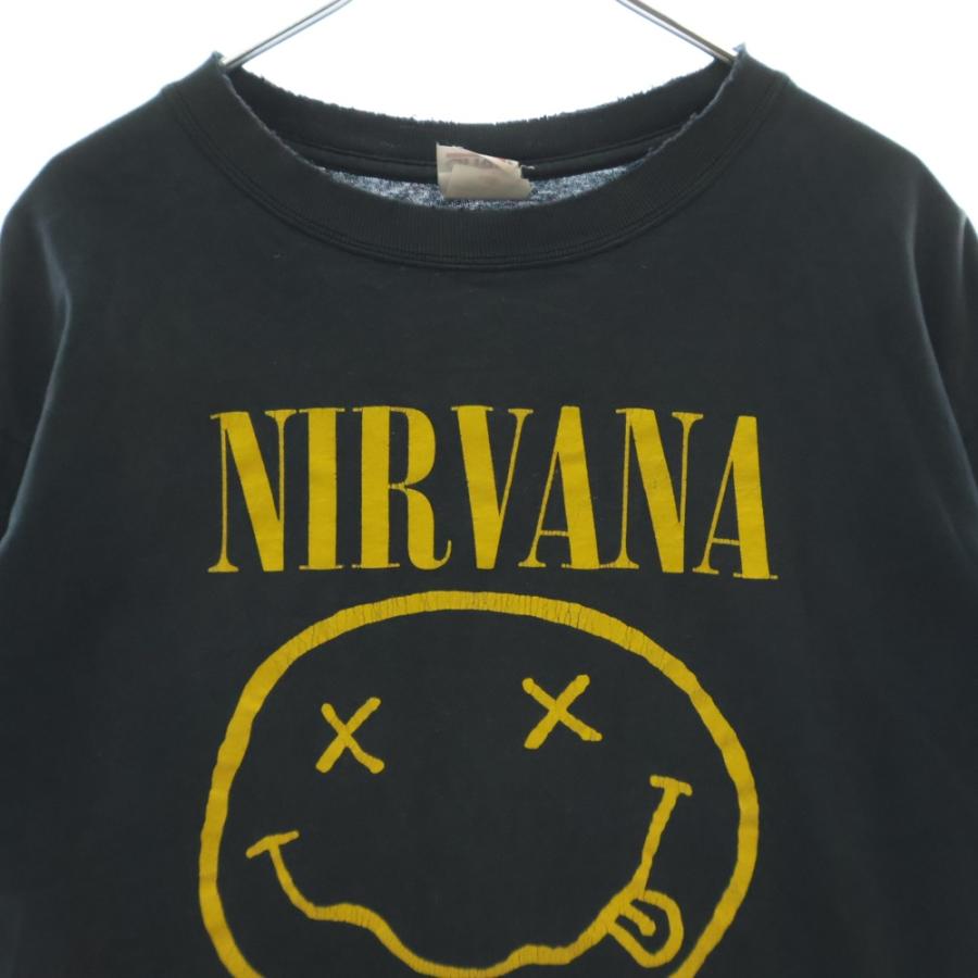 VINTAGE ヴィンテージ 00s NIRVANA SMILE Y2K ニルヴァーナ スマイル 両面プリント 半袖Tシャツ ブラック : BRING Yahoo!ショップ - 通販 ...
