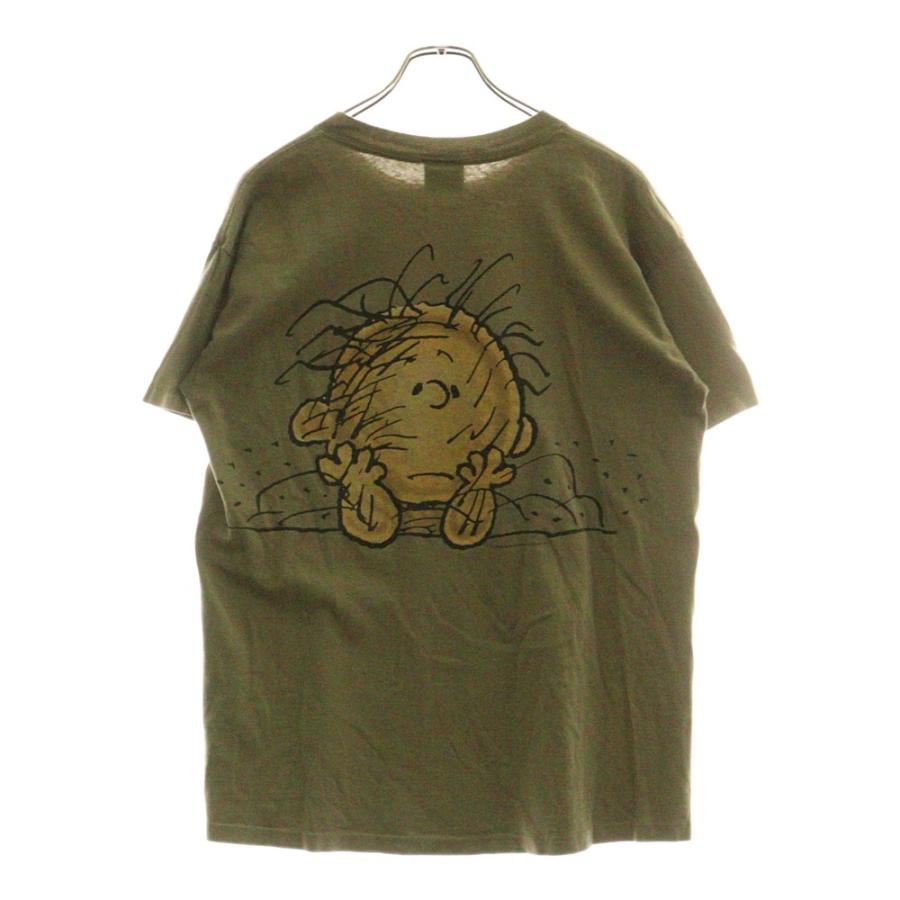 ヴィンテージ 90s PEANUTS CHARLIE BROWN PIGPEN MESSWEAR CK ピーナッツ パロディTシャツ 両面 ...