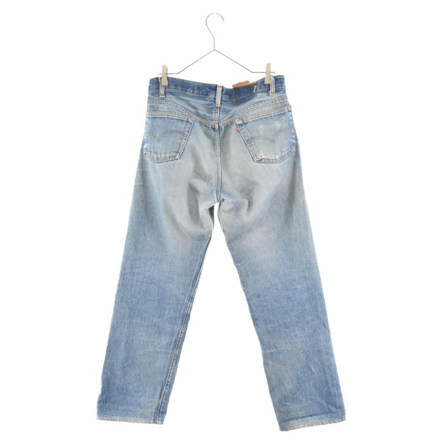 VETEMENTS ヴェトモン 17AW×LEVI'S 再構築ロゴ刺繍デニムパンツ VETEMENTS ヴェトモン 17AW×LEVI'S 再構築ロゴ刺繍デニムパンツ
