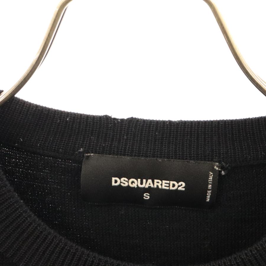 DSQUARED2 ディースクエアード フロントマルチポケット付き ニット ブラック S74HA0808 : BRING Yahoo!ショップ - 通販 - Yahoo!ショッピング
