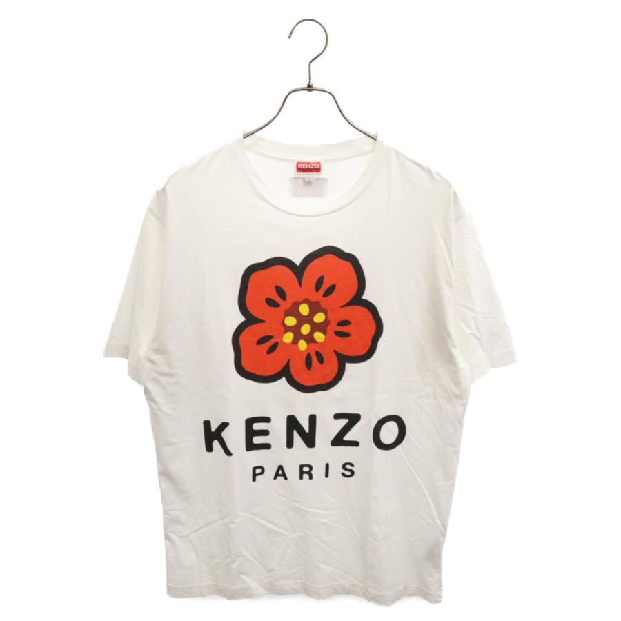 KENZO ケンゾー BOKE FLOWER フロントロゴプリント 半袖Tシャツ ホワイト : BRING Yahoo!ショップ - 通販 - Yahoo!ショッピング