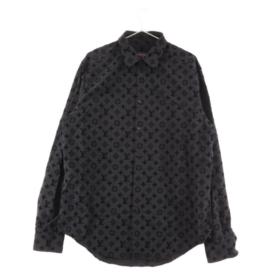 LOUIS VUITTON ルイヴィトン 21AW モノグラムフロッキー長袖シャツ ブラック RM212 FL3 HLS90W : BRING Yahoo!ショップ - 通販 - Yahoo ...