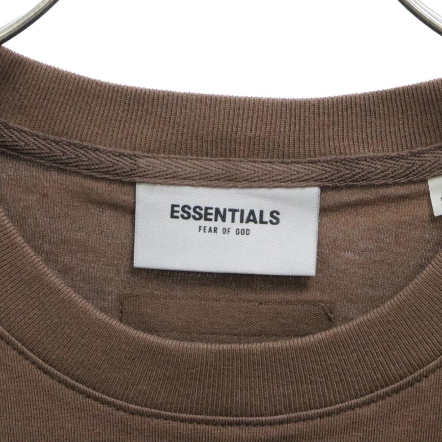 FOG ESSENTIALS Essentials フィアオブゴッド エッセンシャル フロントロゴ クルーネック半袖Tシャツカットソー ラバー ブラウン : BRING Yahoo!ショップ ...