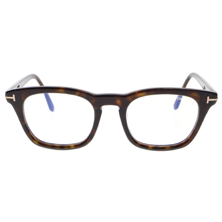TOM FORD（トムフォード） ウェリントン アイウェア 眼鏡 ブラック/ブラウン 52 21‐145 TF5870-F-B : BRING ...