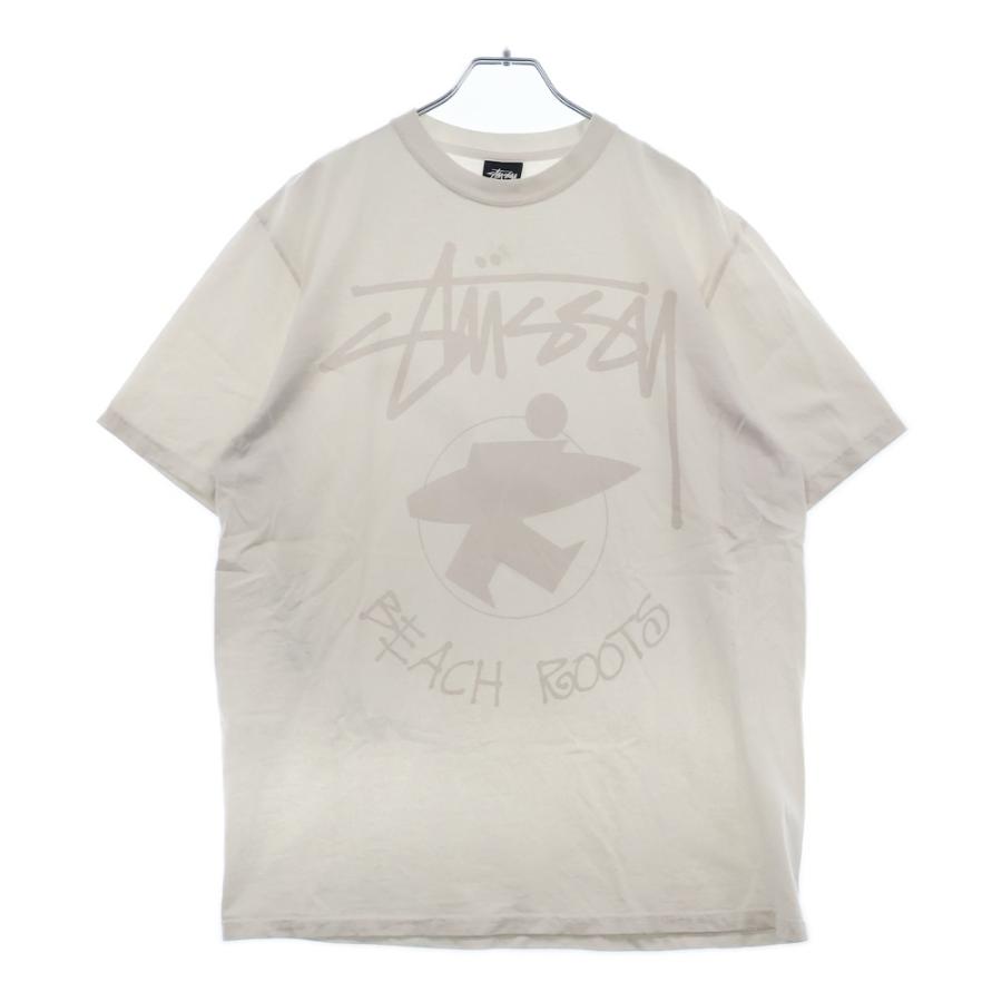 STUSSY ステューシー 24SS BEACH ROOTS PIG.DYED TEE ピグメントダイ半袖Tシャツ ホワイト : BRING ...