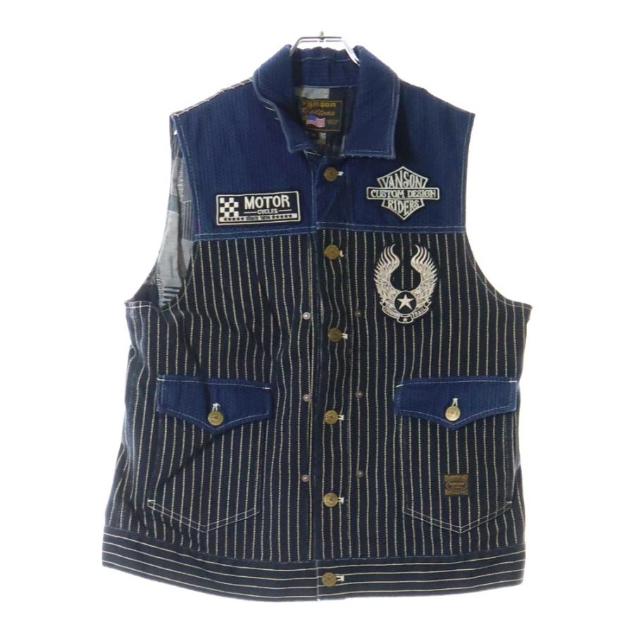 VANSON バンソン WING STAR DENIM VEST ウィングスターデニムベスト インディゴ : BRING Yahoo!ショップ - 通販 - Yahoo!ショッピング