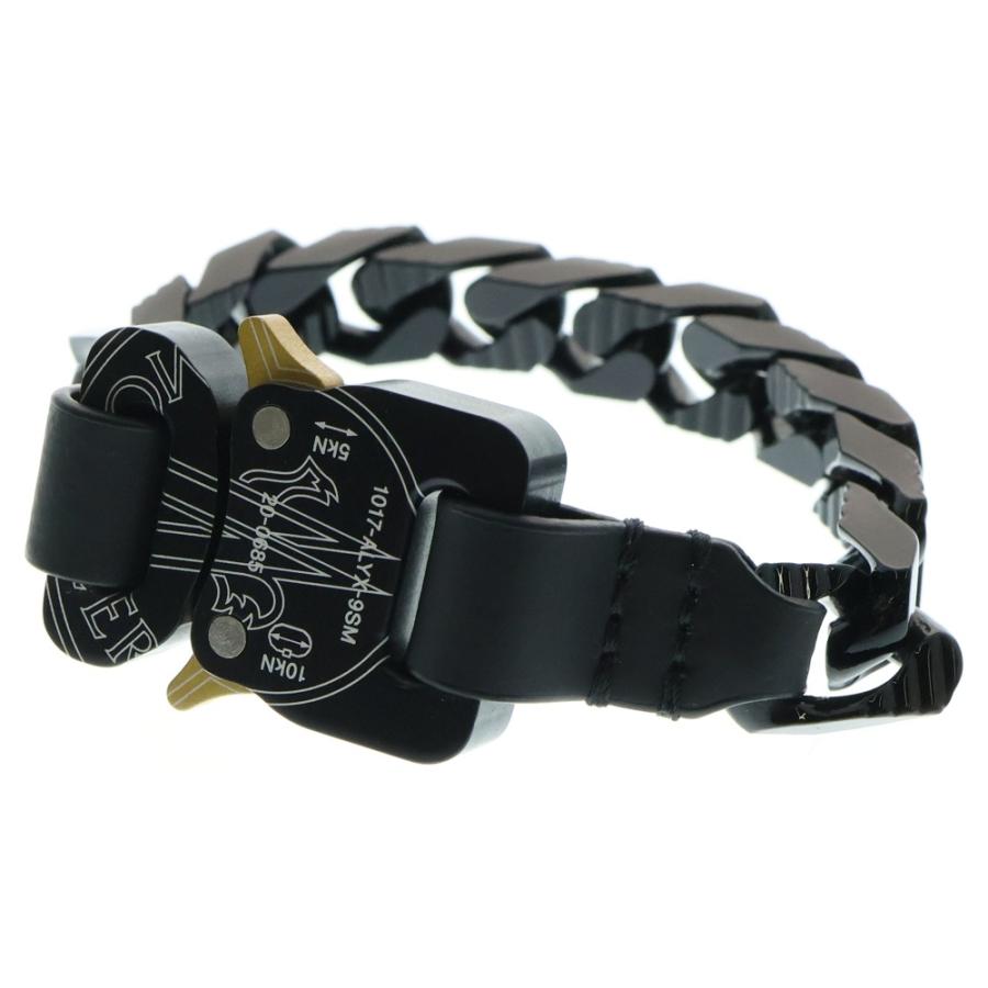 MONCLER（モンクレール） BRACELET 1017‐ALYX-9SM メタル ロゴ ブレスレット ブラック : BRING Yahoo ...