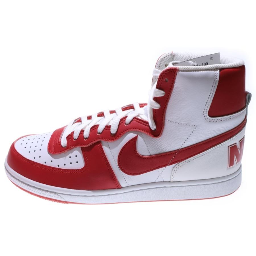 NIKE ナイキ TERMINATOR HIGH FJ4454-100 ターミネーター ハイカットスニーカー レッド/ホワイト US10 ...
