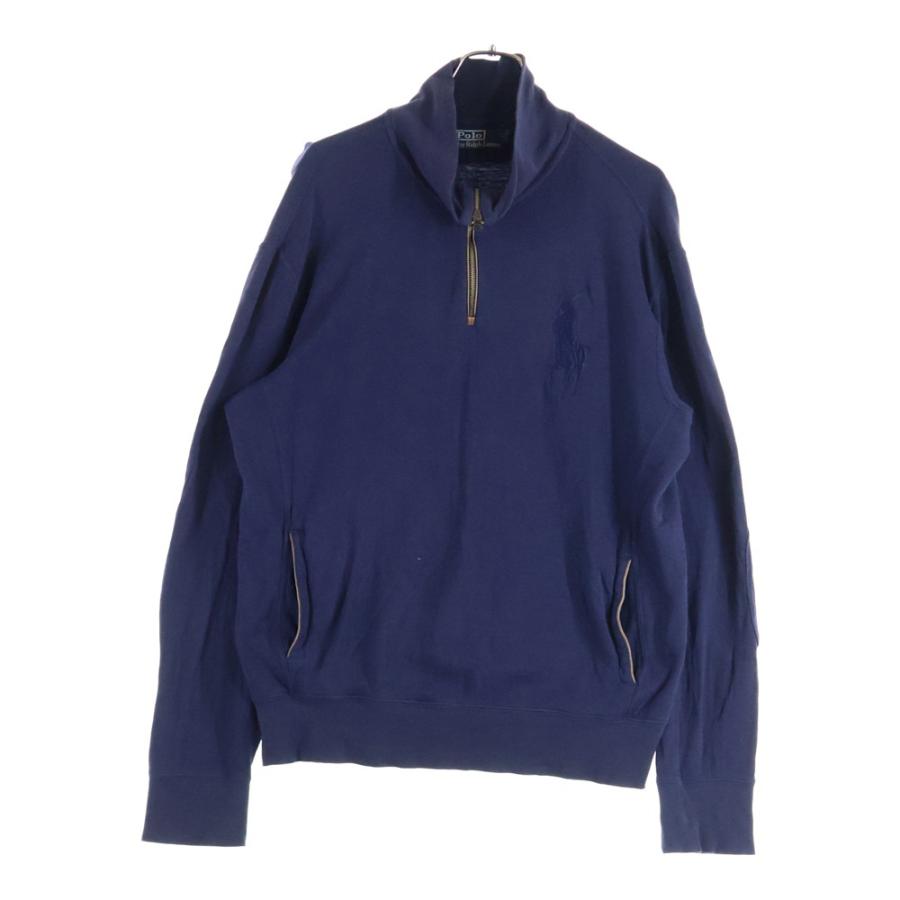 POLO RALPH LAUREN（ポロ・ラルフローレン） BIG PONY HALF ZIP SWEATSHIRTS ビッグポニー刺繍ハーフ ...