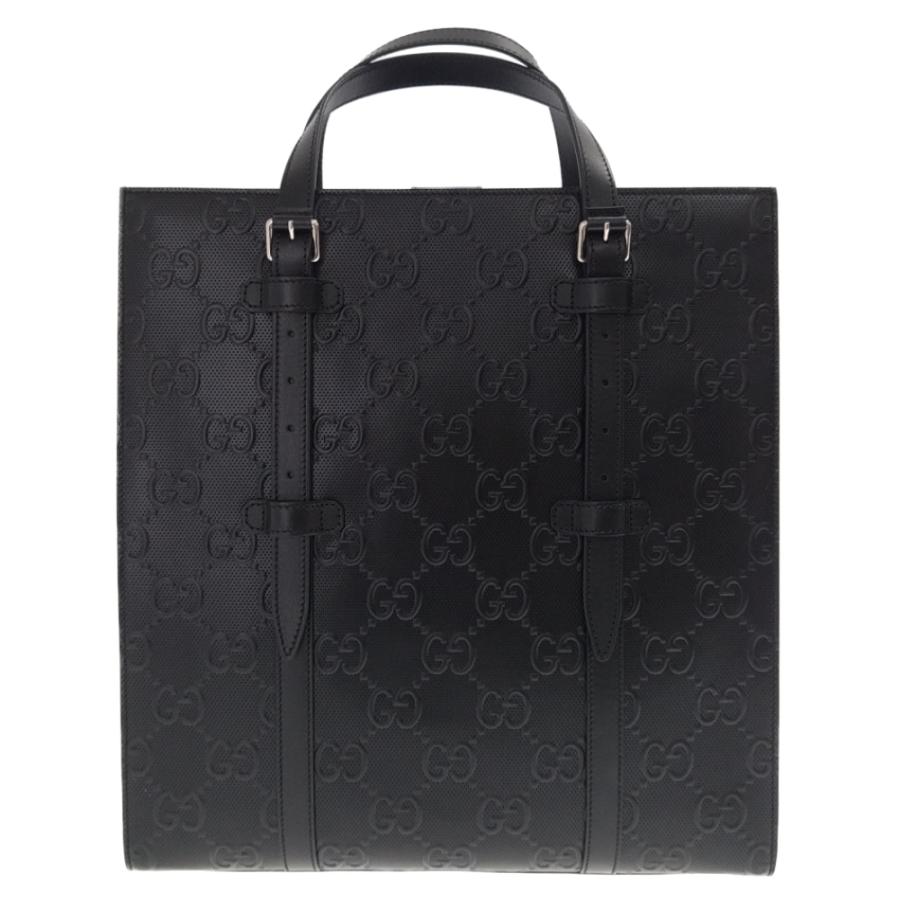 GUCCI グッチ GGエンボス ミディアムトートバッグ 700421 ブラック : 1723f050010 : BRING Yahoo!ショップ - 通販 - Yahoo!ショッピング