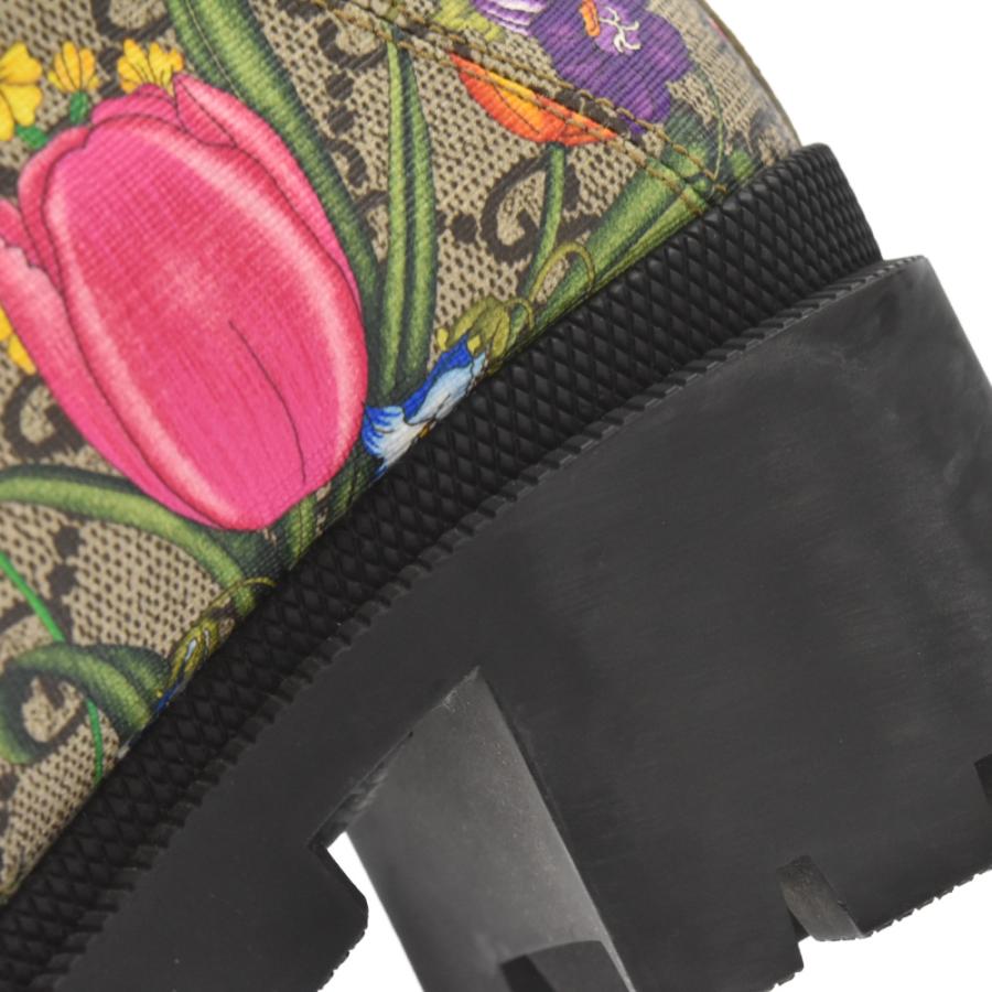 GUCCI グッチ GG柄 レースアップ フローラルプリント ショート GUCCI グッチ GG柄 レースアップ フローラルプリント ショート