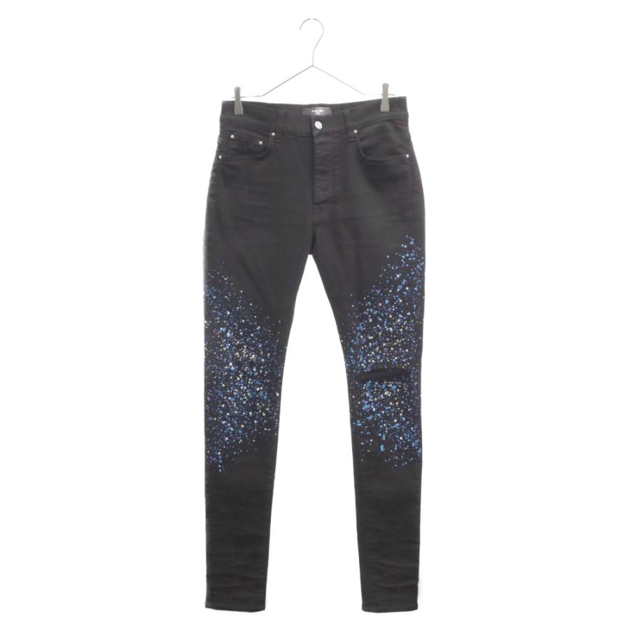 AMIRI アミリ Crystal Painter Jeans クリスタルペインター ダメージスキニーデニムパンツ ブラック : BRING Yahoo!ショップ - 通販 - Yahoo ...