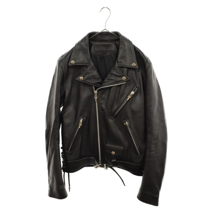 CHROME HEARTS クロムハーツ JJ DEAN JJディーン ダガージップライダース レザージャケット ブラック : BRING ...