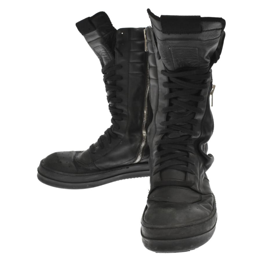 Rick Owens リックオウエンス 15SS カーゴバスケット ハイトップレザースニーカー ブーツ ブラック E15-2315 : BRING Yahoo!ショップ - 通販 ...