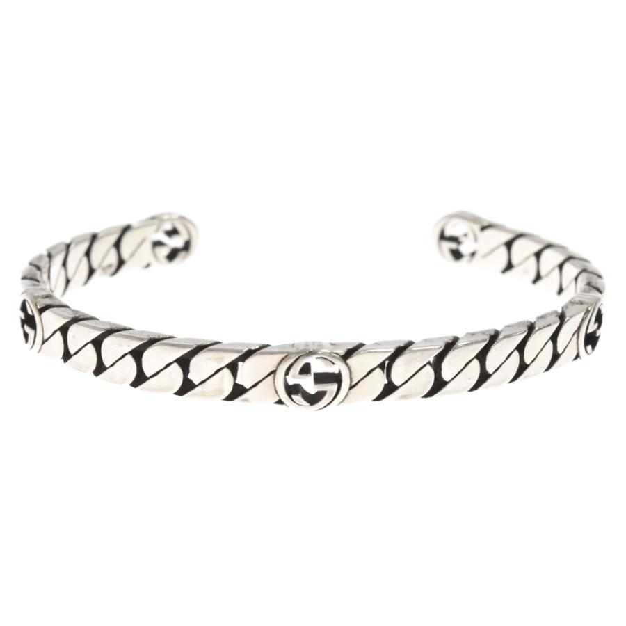 GUCCI グッチ インターロッキングGブレスレット バングル シルバー 661526 : BRING Yahoo!ショップ - 通販 - Yahoo!ショッピング