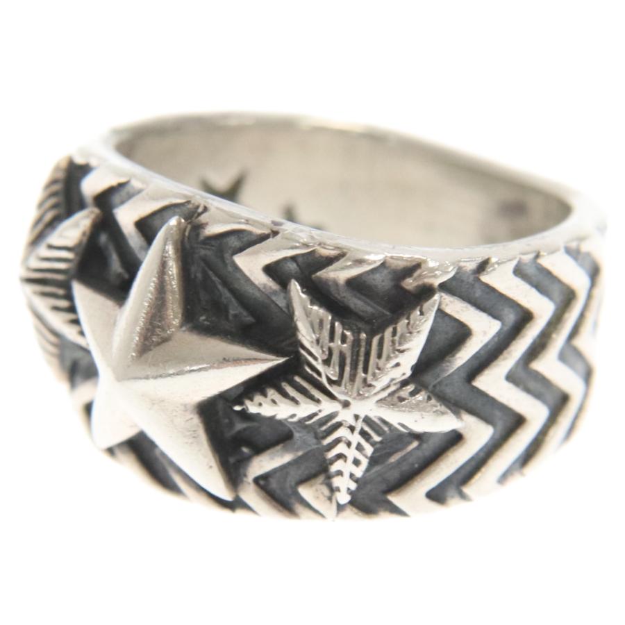 CODY SANDERSON コディーサンダーソン Ring Wave Gear 3 Star インディアンジュエリー スリースターリング ...