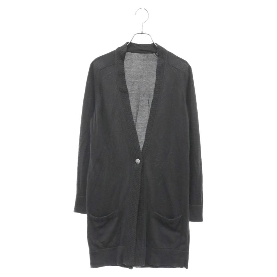 HERMES エルメス コットンシルク混 1Bカーディガン レディース ブラック : BRING Yahoo!ショップ - 通販 - Yahoo!ショッピング