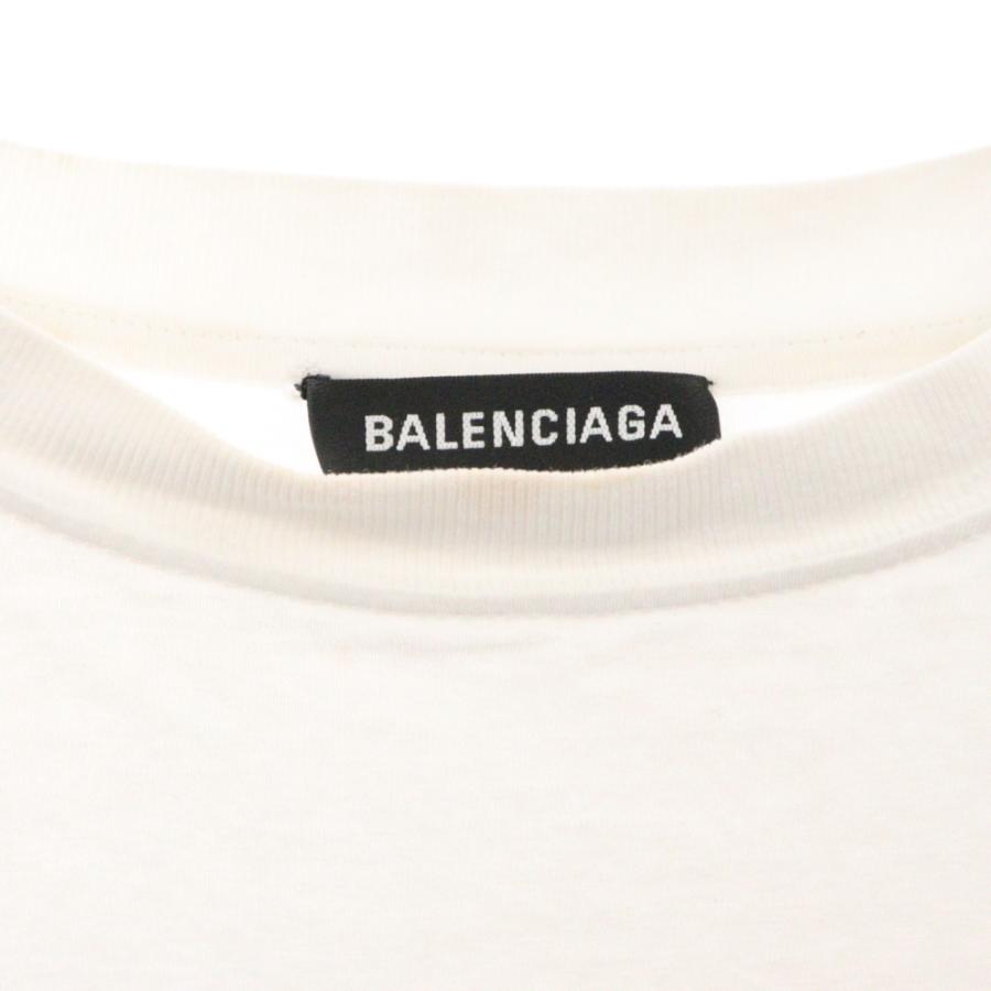 BALENCIAGA バレンシアガ 19SS I Love Techno Tee アイラブテクノ半袖Tシャツ ホワイト 556133 ...