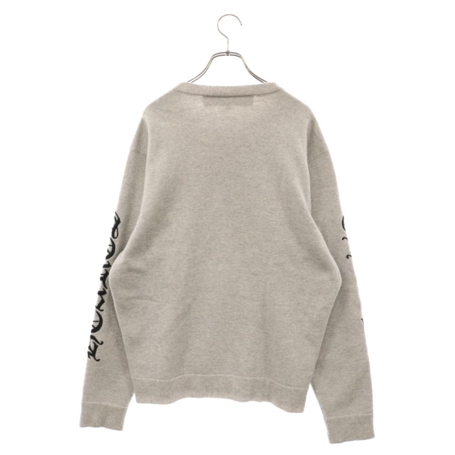 CHROME HEARTS クロムハーツ ワイノット アームロゴ刺繍カシミア CHROME HEARTS クロムハーツ ワイノット アームロゴ刺繍カシミア