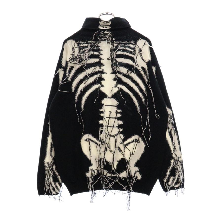 LOEWE ロエベ Skeleton Wool Knit スケルトン ウール ニット H3109180CO ブラック/ホワイト : BRING ...