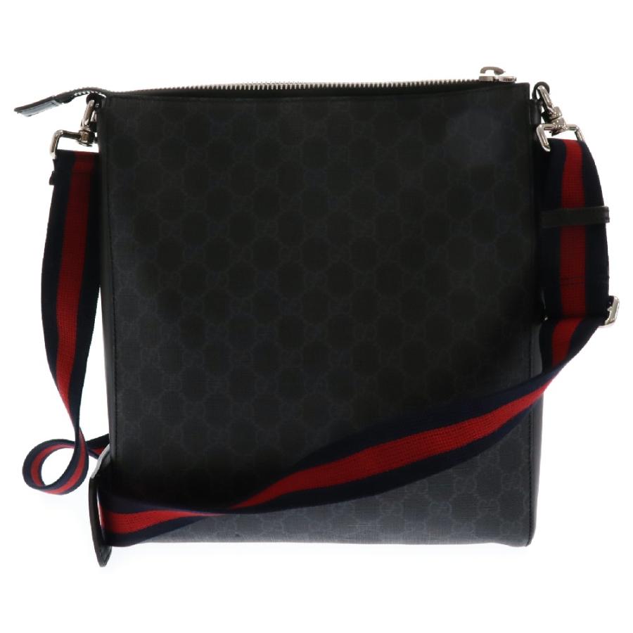 GUCCI グッチ GGスプリーム メッセンジャーバッグ ショルダーバッグ ブラック 474137 520981 : 2024i170015 ...