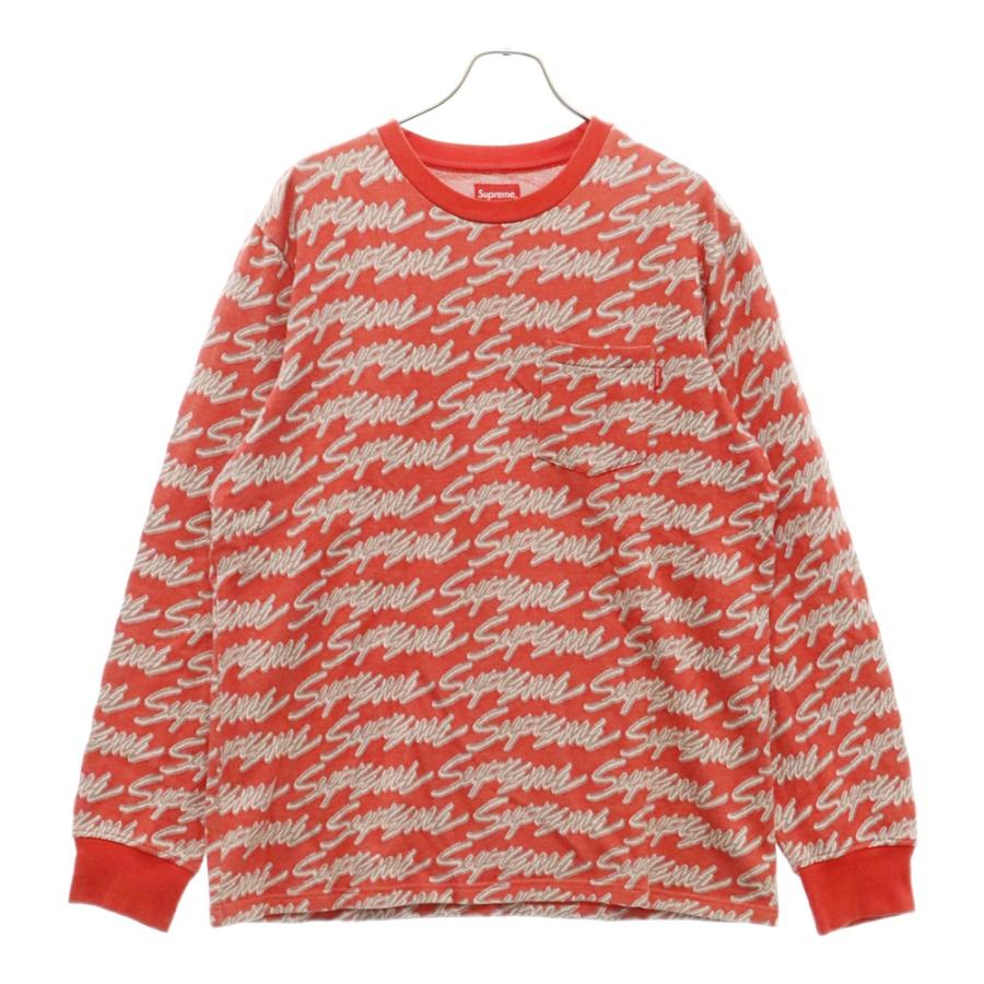 Supreme SUPREME シュプリーム 19SS Signature Script Logo サインスクリプトロゴ長袖Tシャツ ...