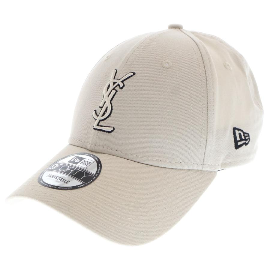 SAINT LAURENT PARIS サンローランパリ ×NEW ERA YSL Monogram Cap 687687 YCL369248 ...