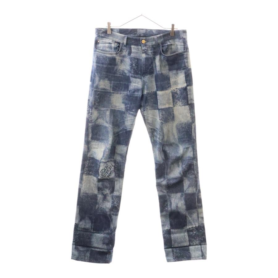 LOUIS VUITTON ルイヴィトン ダミエ ソルト ストレートデニムパンツ RM212M DR0 HLD03W インディゴ : BRING Yahoo!ショップ - 通販 - Yahoo ...