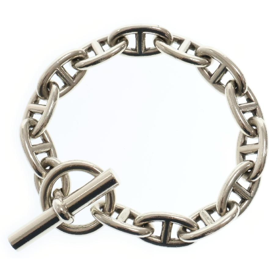 HERMES エルメス Chaine d'Ancre GM シェーヌダンクルGM 13コマ チェーンブレスレット 13LINK シルバー : BRING Yahoo!ショップ - 通販 ...