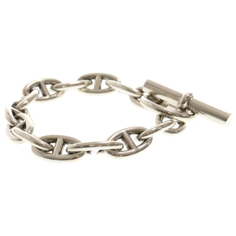 HERMES エルメス Chaine d'Ancre GM シェーヌダンクルGM 13コマ チェーンブレスレット 13LINK シルバー : BRING Yahoo!ショップ - 通販 ...