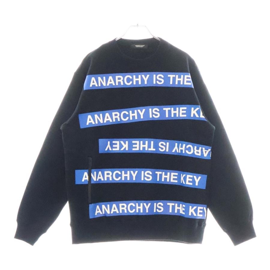 UNDERCOVER アンダーカバー 24AW ANARCHY IS THE KEY プリント スウェットトレーナー ブラック ...