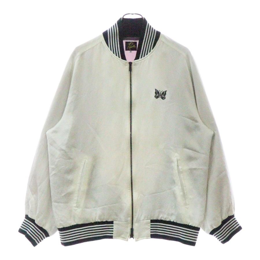 Needles ニードルス ×STUDIOUS Award Sateen Jacket ×ステュディオス アワードサテンスーベニアジャケット MR454 ホワイト : BRING Yahoo ...