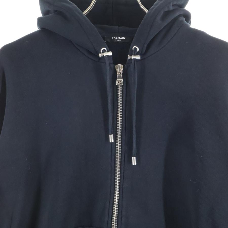 BALMAIN（バルマン） ZIP UP HODIE ジップアップフーディー サイドジップパーカー ブラック 3643I245 : BRING Yahoo!ショップ - 通販 - Yahoo ...
