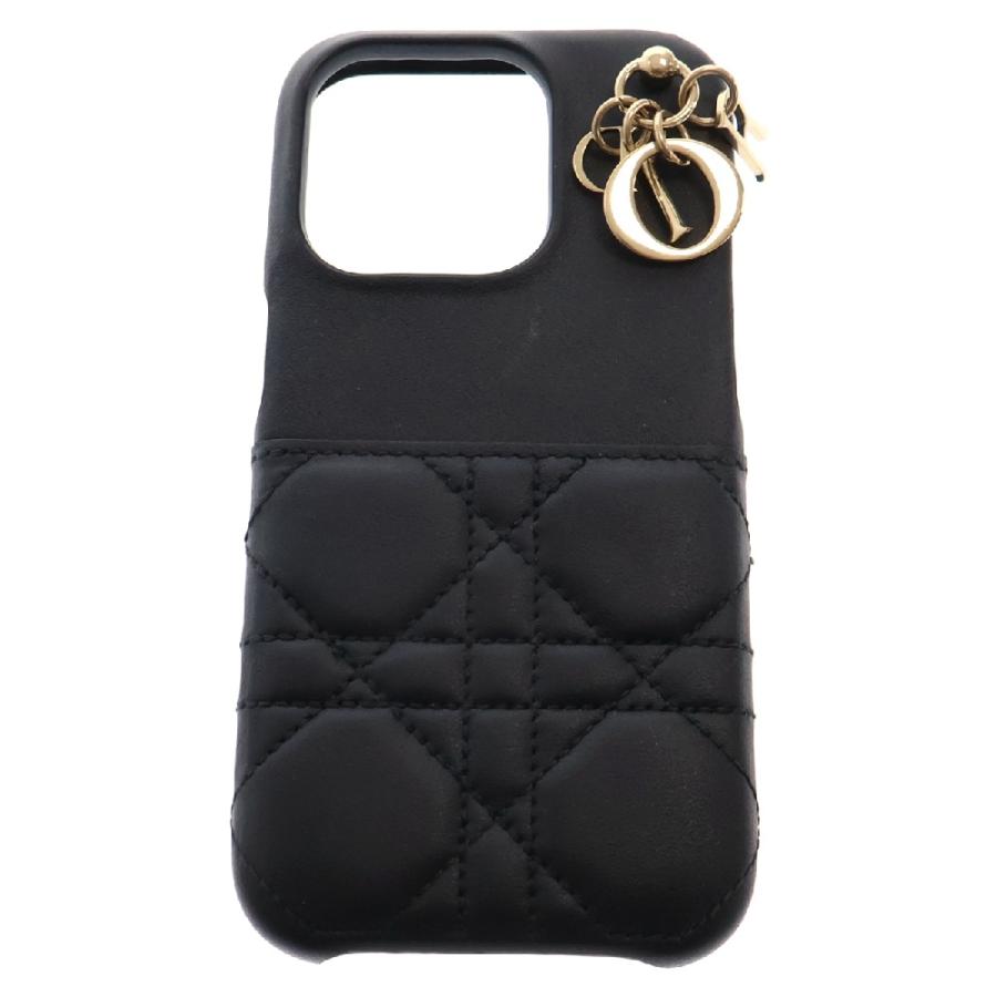 Christian Dior（クリスチャン・ディオール） Lady Dior iPhone 15 Pro アイフォンケース カナージュ ...