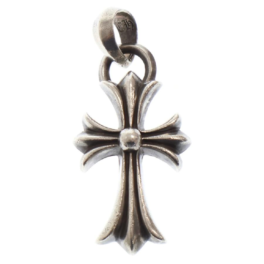 CHROME HEARTS（クロムハーツ） CH CRS SML W/BALE スモールCHクロスペンダント Wベイル ネックレストップ シルバー : BRING Yahoo!ショップ ...
