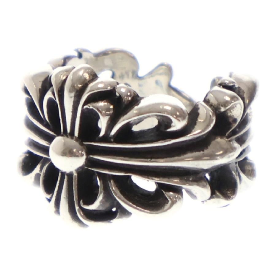 CHROME HEARTS クロムハーツ DBL FLRL CRS ダブルフローラルクロス シルバーリング シルバー : 2124l070006 : BRING Yahoo!ショップ - 通販 ...