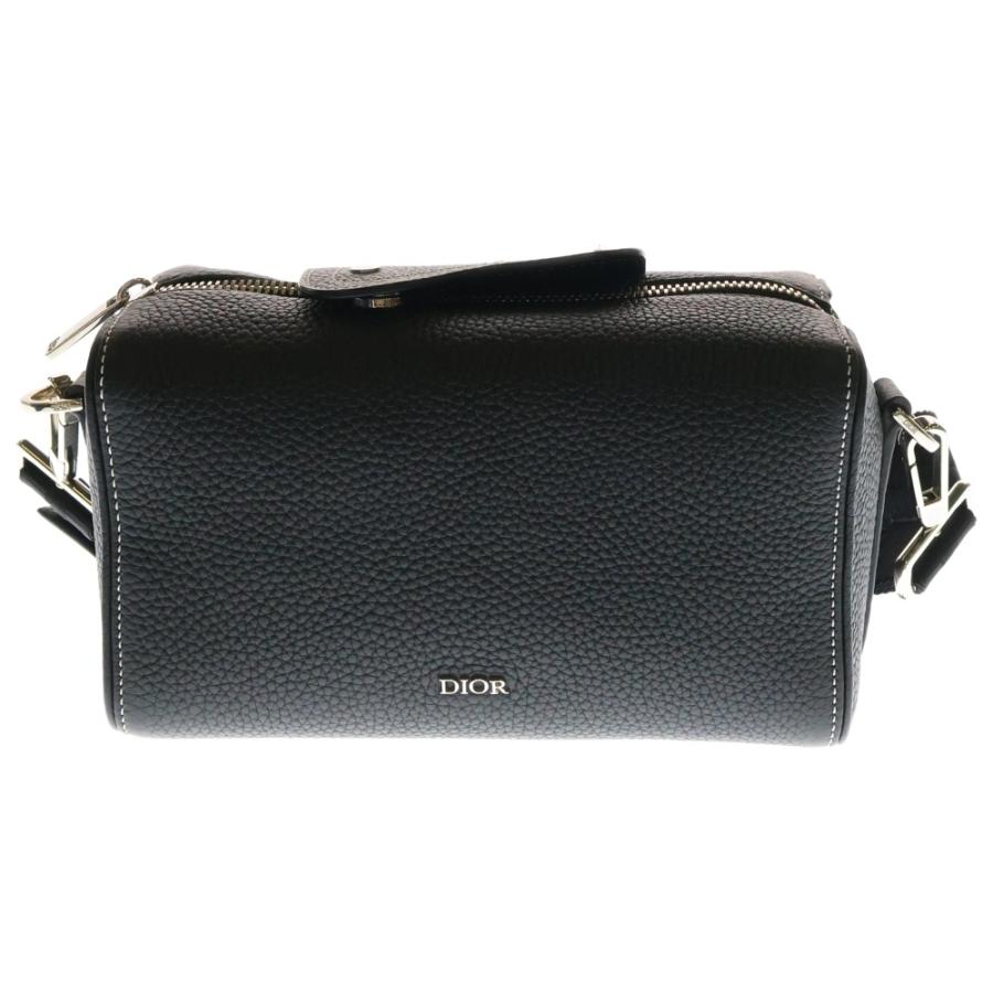Christian Dior クリスチャンディオール ランゴ22 レザーショルダーバッグ ブラック 20-BO-1201 : BRING ...