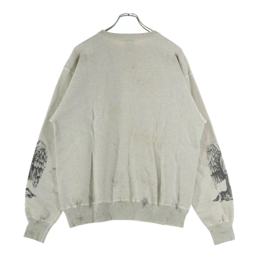 セントマイケル 23AW ARS CREW SWEAT MR ARIES アリーズ ダメージ加工クルーネック長袖スウェットトレーナー ...