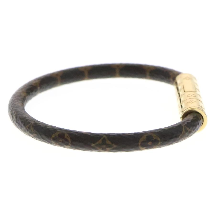 LOUIS VUITTON ルイヴィトン モノグラム ブレスレット・LV コンフィデンシャル ブラウン PVC×ゴールド GP M6334F : BRING Yahoo!ショップ - 通販 ...