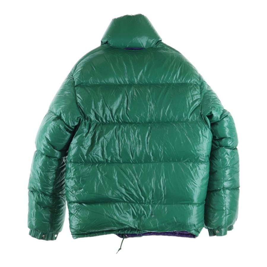 MONCLER（モンクレール） DEJAN GIUBBOTTO ダウンジャケット グリーン×パープル ナイロン C20914182485 ...