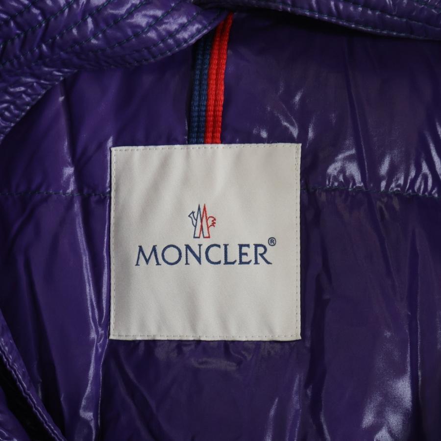 MONCLER（モンクレール） DEJAN GIUBBOTTO ダウンジャケット グリーン×パープル ナイロン C20914182485 ...