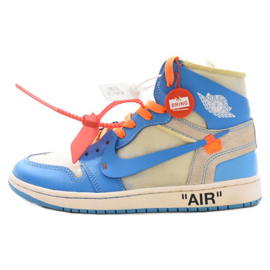 NIKE ナイキ×オフホワイト エアジョーダン1 パウダーブルー NIKE ナイキ×オフホワイト エアジョーダン1 パウダーブルー