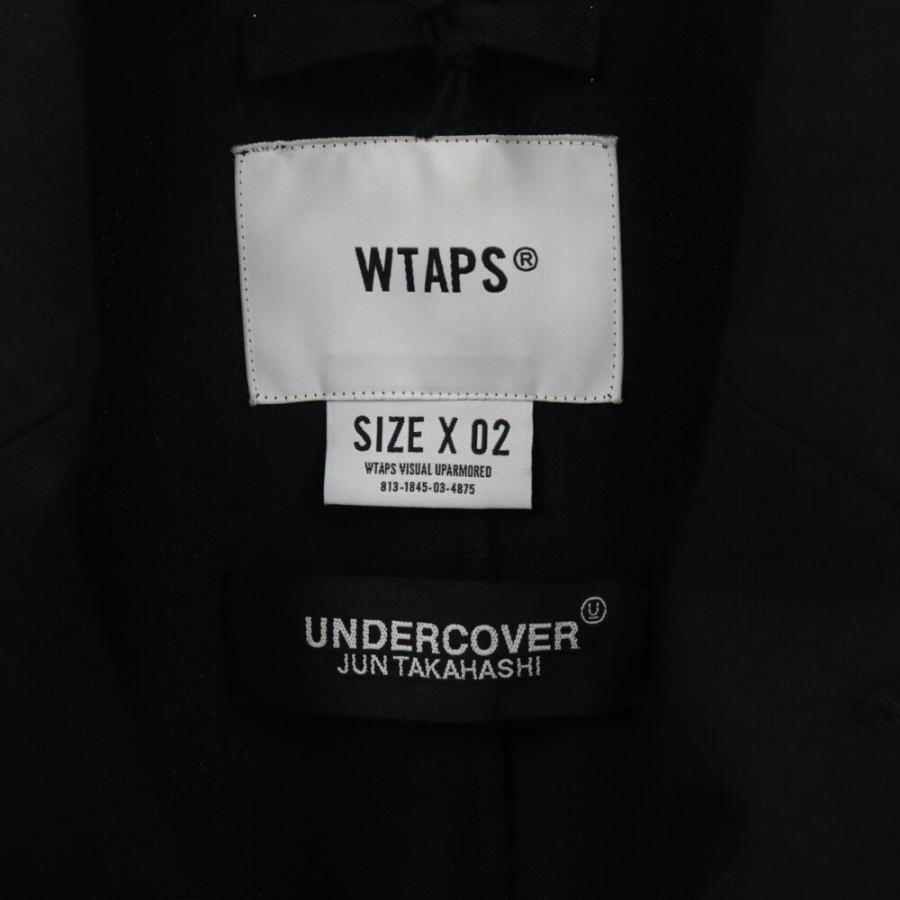 WTAPS ダブルタップス 22SS ×UNDERCOVER T/C TWILL ARMY PK WIDE JKT アンダーカバー ツイル ミリタリージャケット ブラック UC1B9101 ...