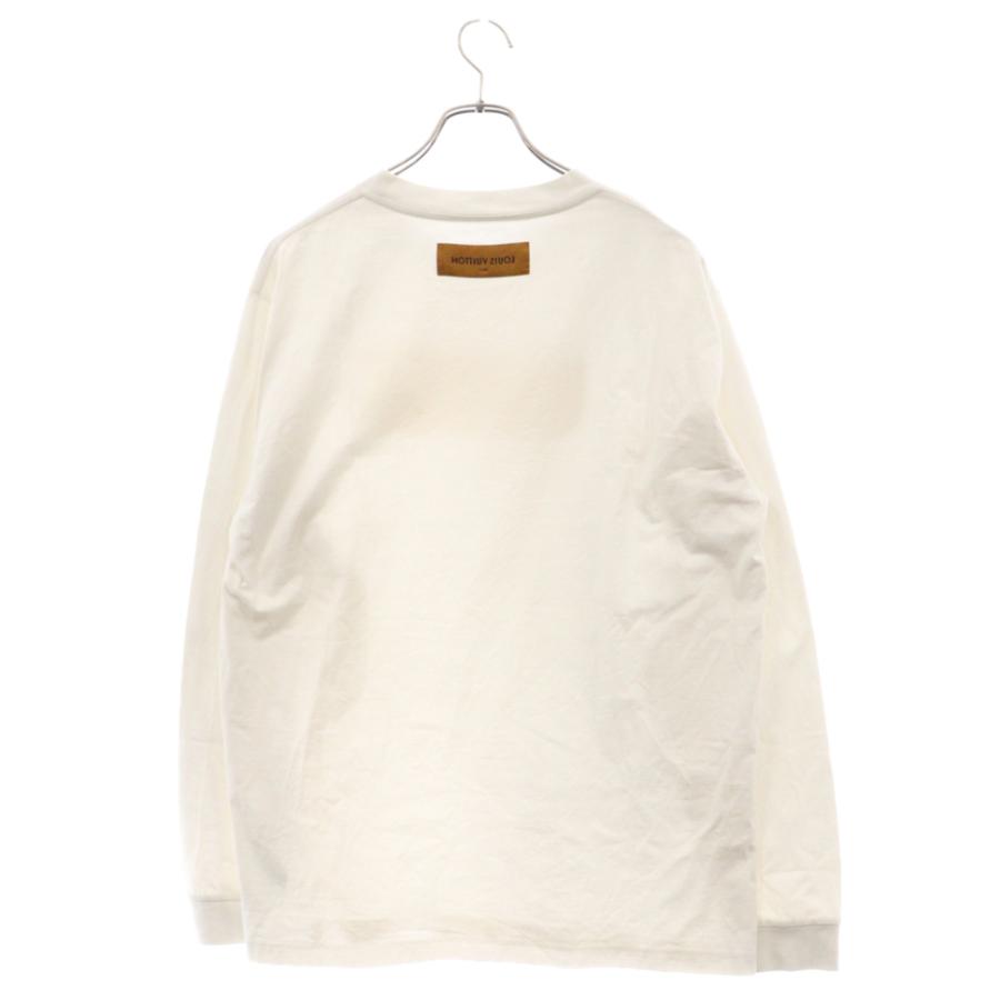 LOUIS VUITTON ルイヴィトン 21AW EMBOSS LV LOGO L/S TEE RM212M DT3 HLY23W エンボスエルヴィーロゴプリント長袖Tシャツ ロングスリーブ ...