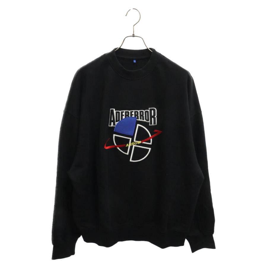 ADER error ERROR アーダーエラー 19SS フロントロゴ刺繍クルーネックスウェットトレーナー ブラック 19ASSTO21BK3 : BRING Yahoo!ショップ - 通販 ...