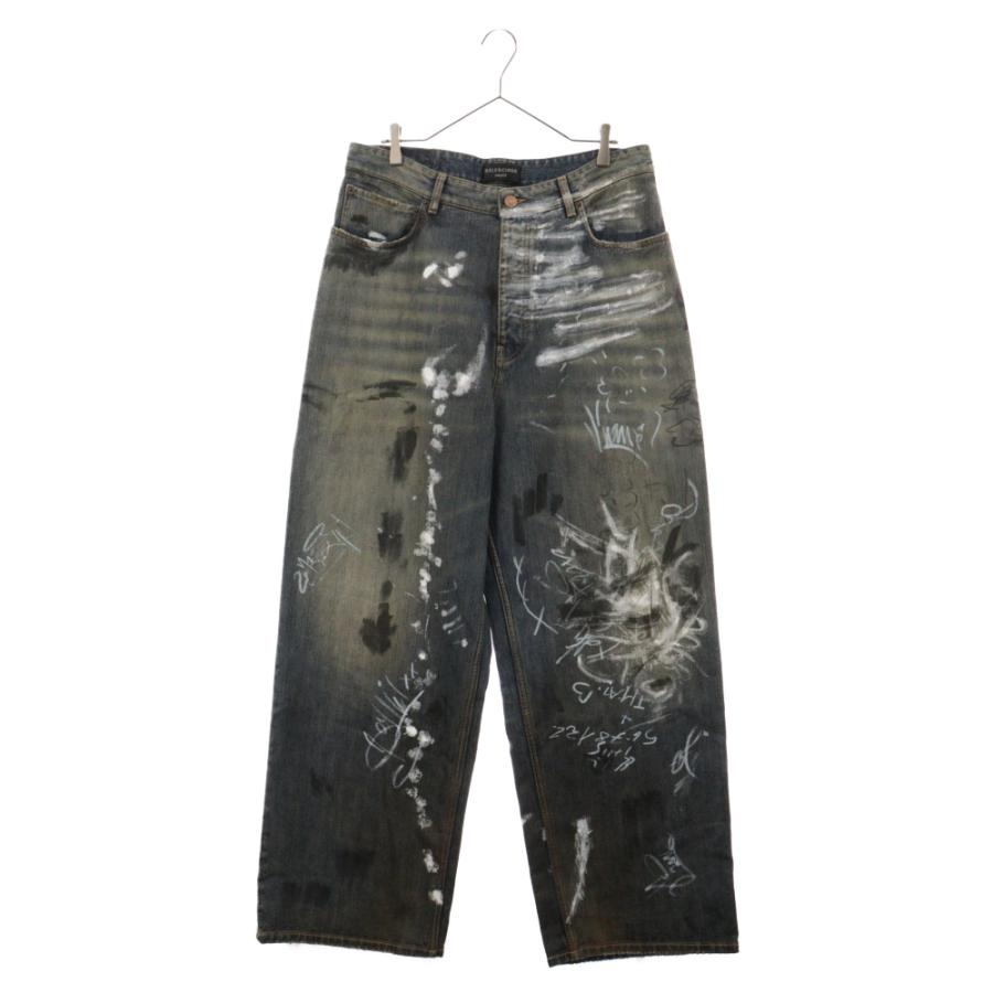 BALENCIAGA バレンシアガ GRAFFITI BAGGY 745223 TNW65 BALENCIAGA バレンシアガ GRAFFITI BAGGY 745223 TNW65