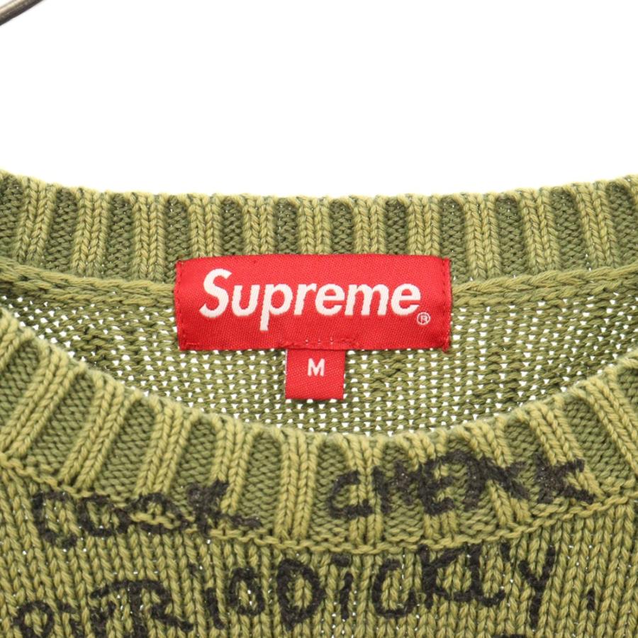 Supreme SUPREME シュプリーム 23SS Gonz Poems Sweater Supreme SUPREME シュプリーム 23SS Gonz Poems Sweater