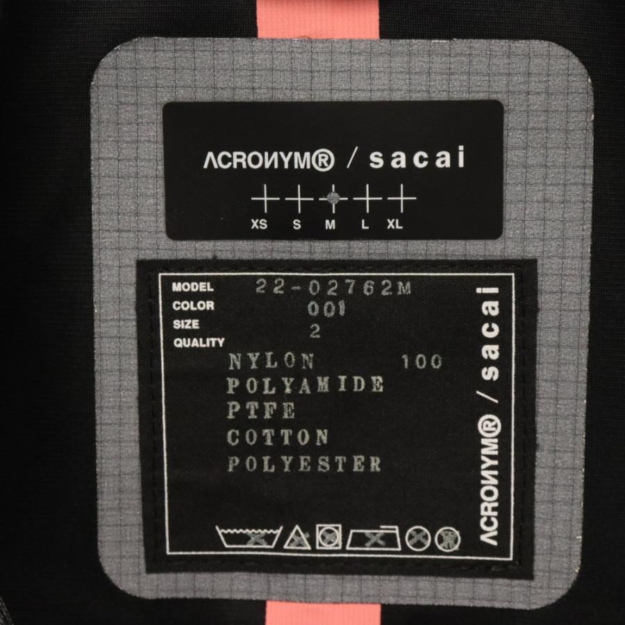 sacai Sacai サカイ 22SS ×ACRONYM BOMBER JACKET 22-02762M sacai Sacai サカイ 22SS ×ACRONYM BOMBER JACKET 22-02762M