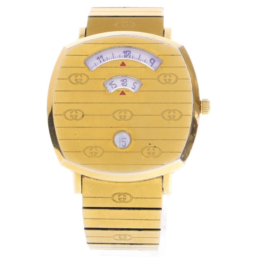 GUCCI（グッチ） グリップ インターロッキングG ウォッチ 腕時計 ゴールド YA157409 : BRING Yahoo!ショップ ...